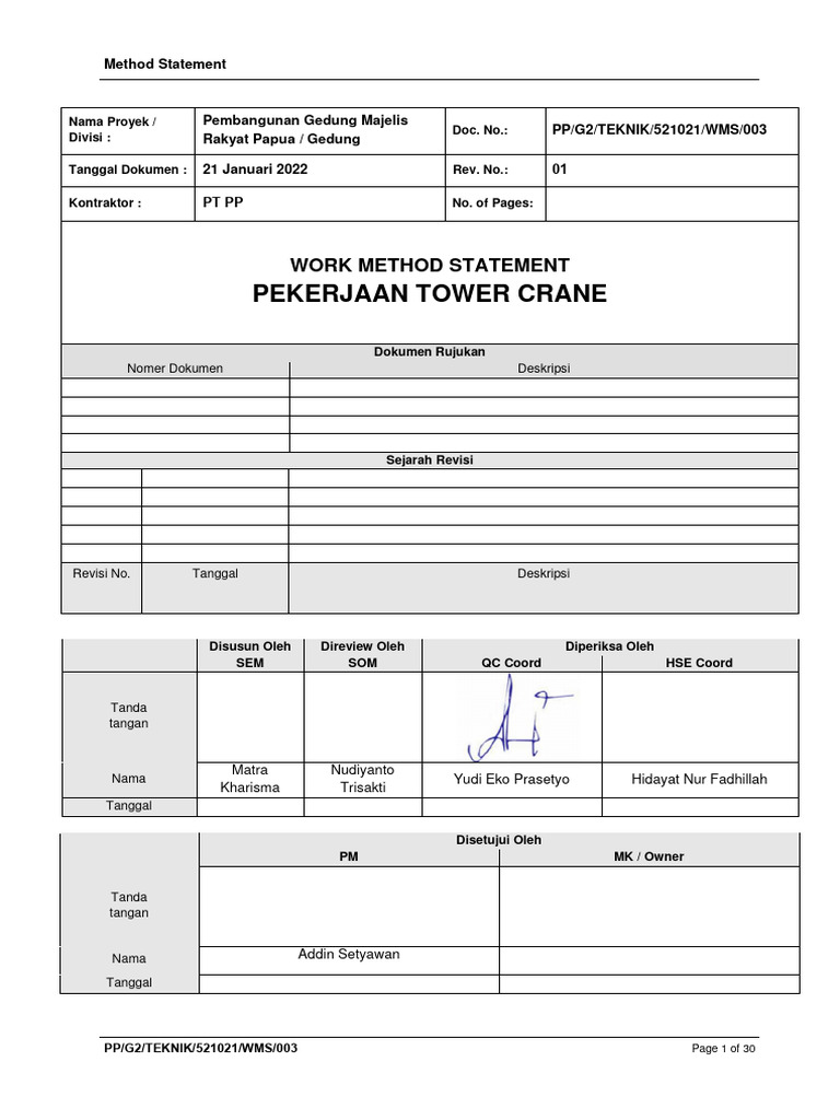 WMS-003 WMS Tower Crane | PDF