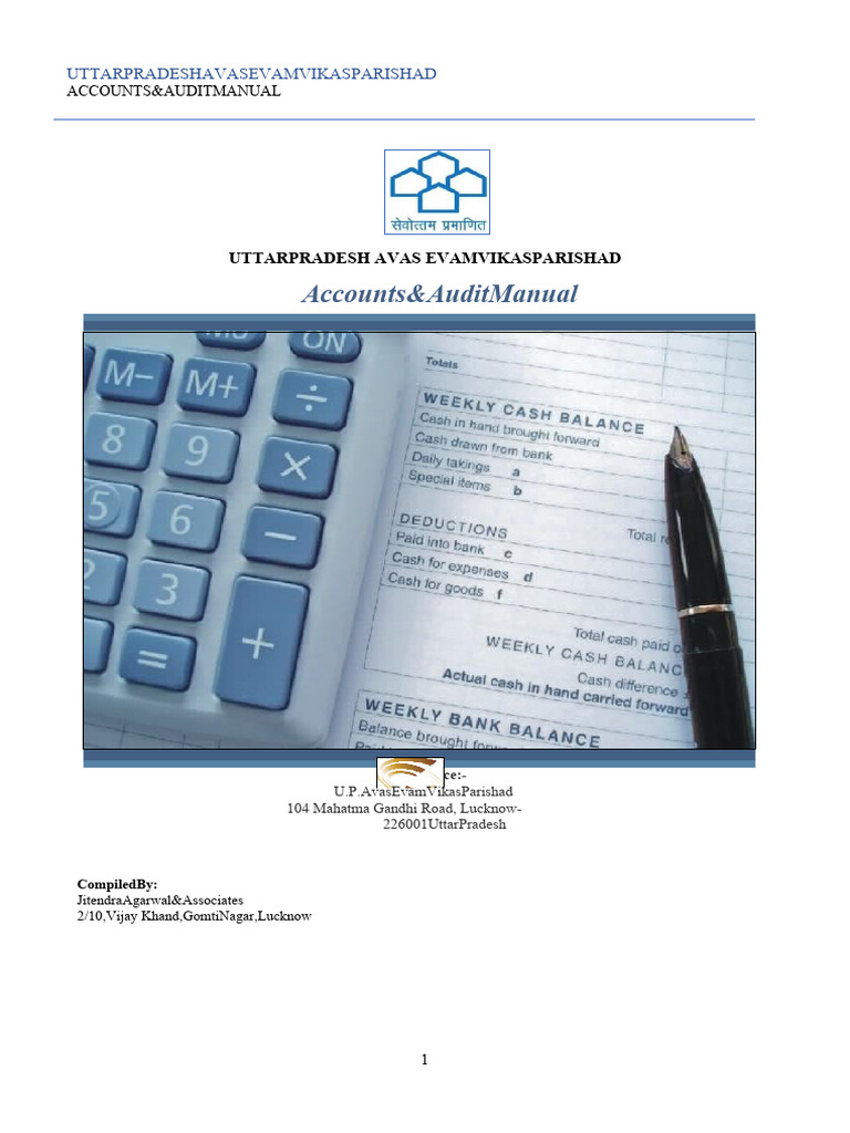 UPAVP Audit Manual-Edited | PDF | Lease | Accrual