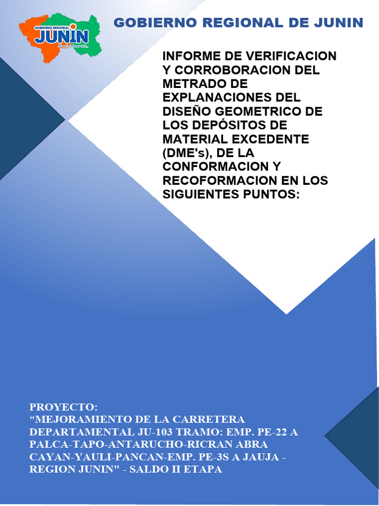 INFORME DME S (1) 1 | PDF | Topografía | Agrimensura