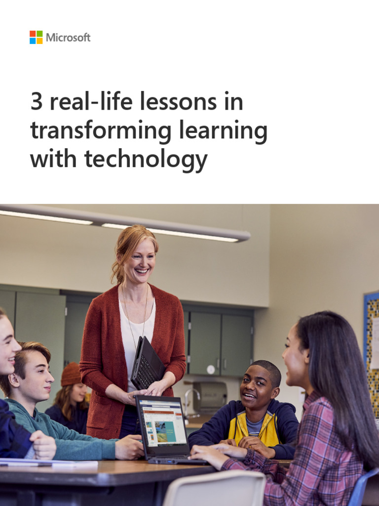 3 Real-Life Lessons in Transforming Learning With Technology | PDF ... 3 Real-Life Lessons in Transforming Learning With Technology | PDF ...
