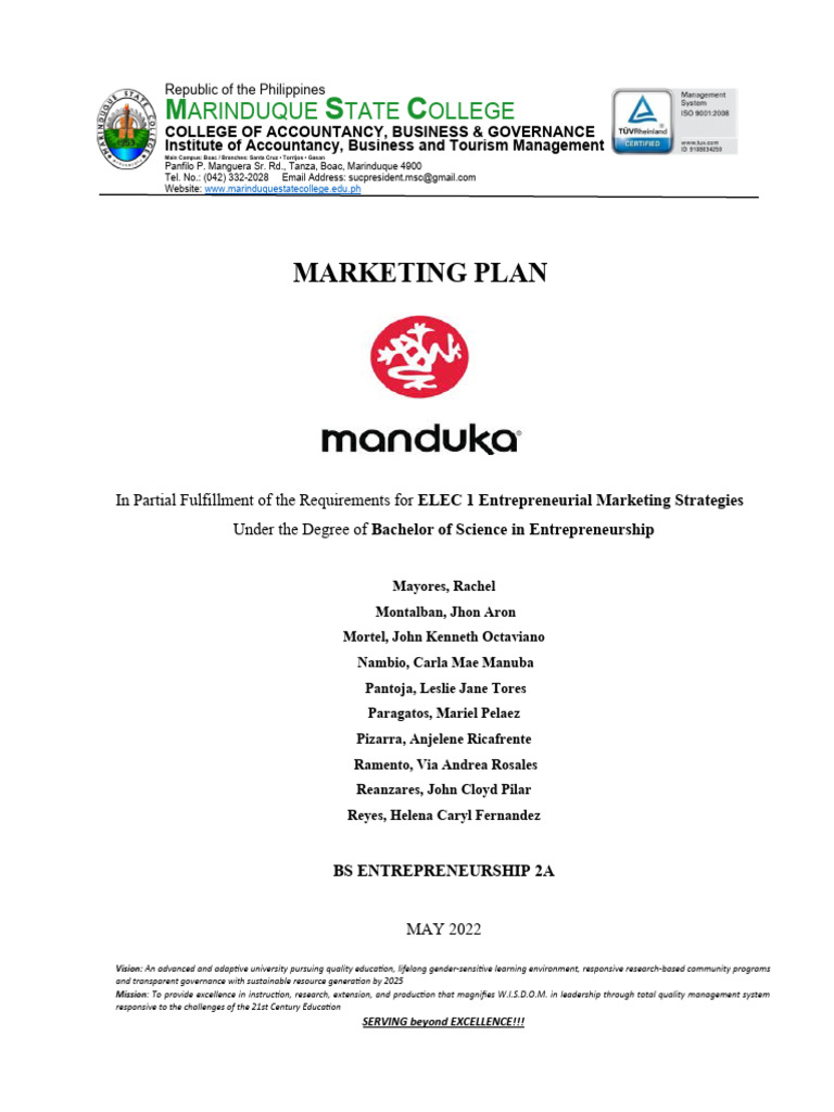 Marketing Plan 101 Download Free Pdf Governance Brand