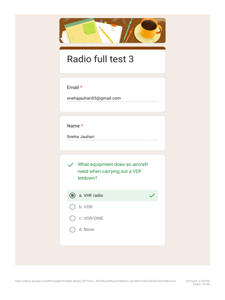 Radio Full Test 3 | PDF | Radar | Wireless
