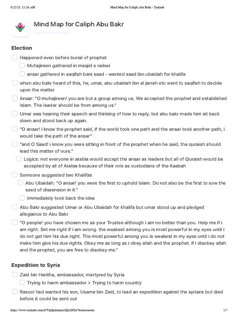 Abu Bakr | PDF | Umar | Muhammad