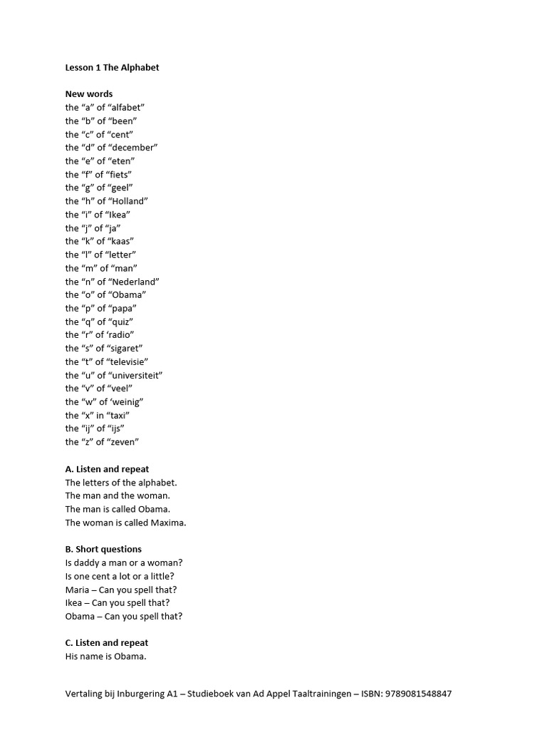 2019 A1 Engelse Vertaling | PDF | Fruit | Grocery Store