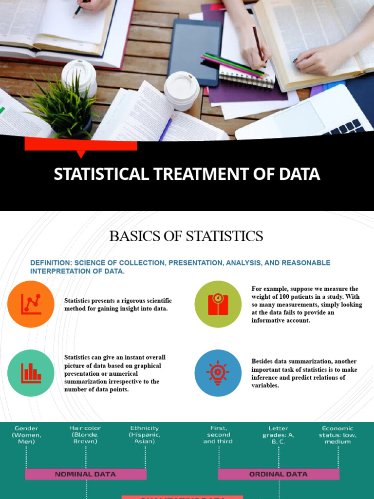 Statistical Treatment of Data | PDF | Statistics | Student's T Test