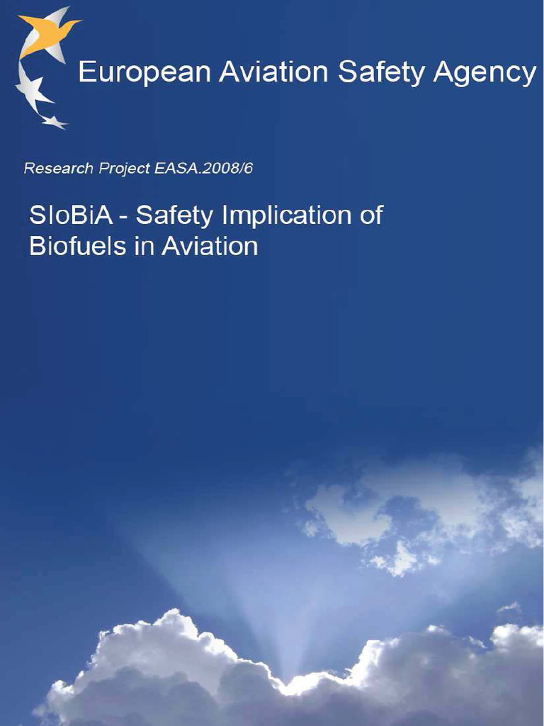 Final Report EASA.2008 6 Light | PDF | Gasoline | Biofuel