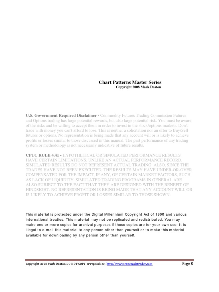 Chart Pattern Masters Series | PDF | Market Trend | Investor