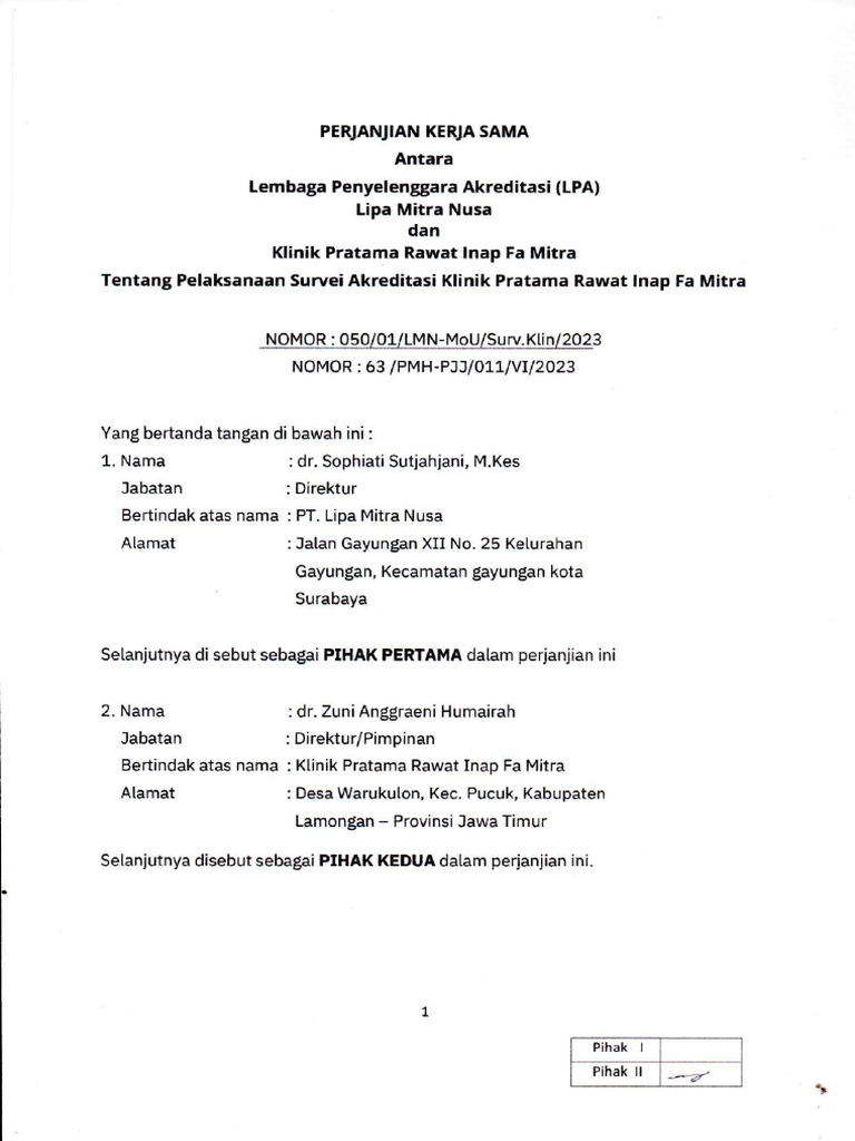 MOU LMN - Compressed | PDF