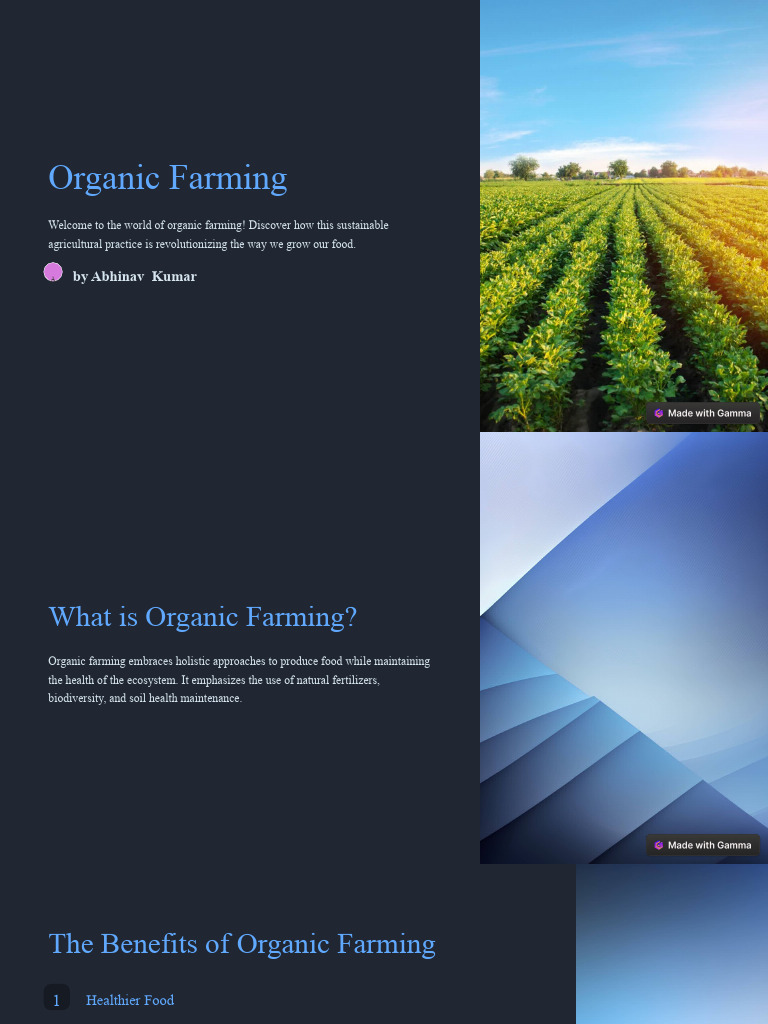 Organic Farming | PDF | Organic Farming | Agriculture