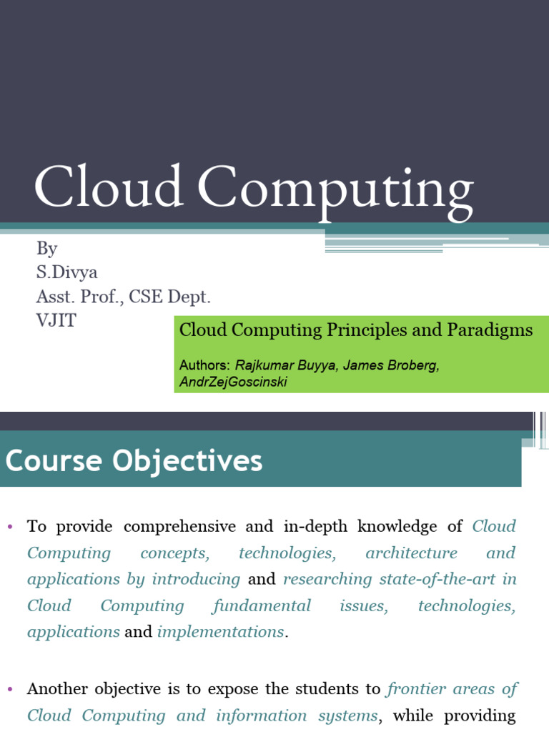 CC Unit-1 | PDF | Cloud Computing | Virtualization