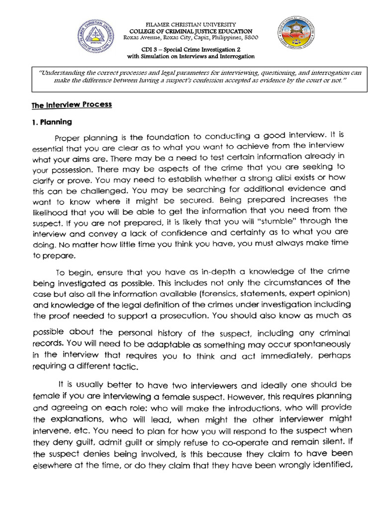 CDI 3 3rd Handout | PDF