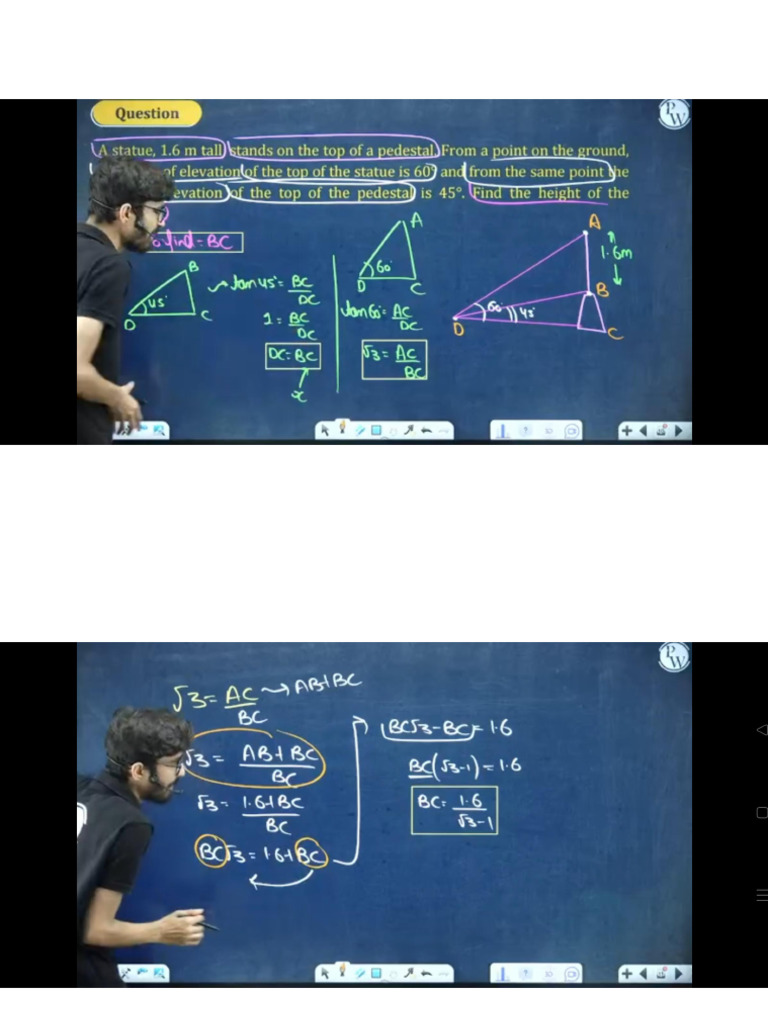 Application of Trigonometry - 20231111 | PDF