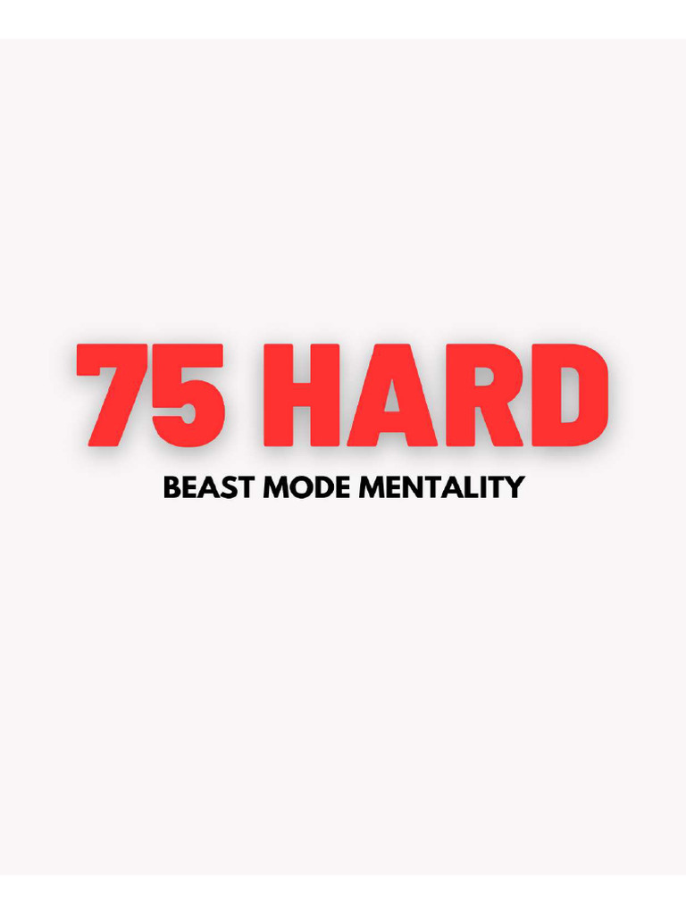 75 Hard Challenge | PDF