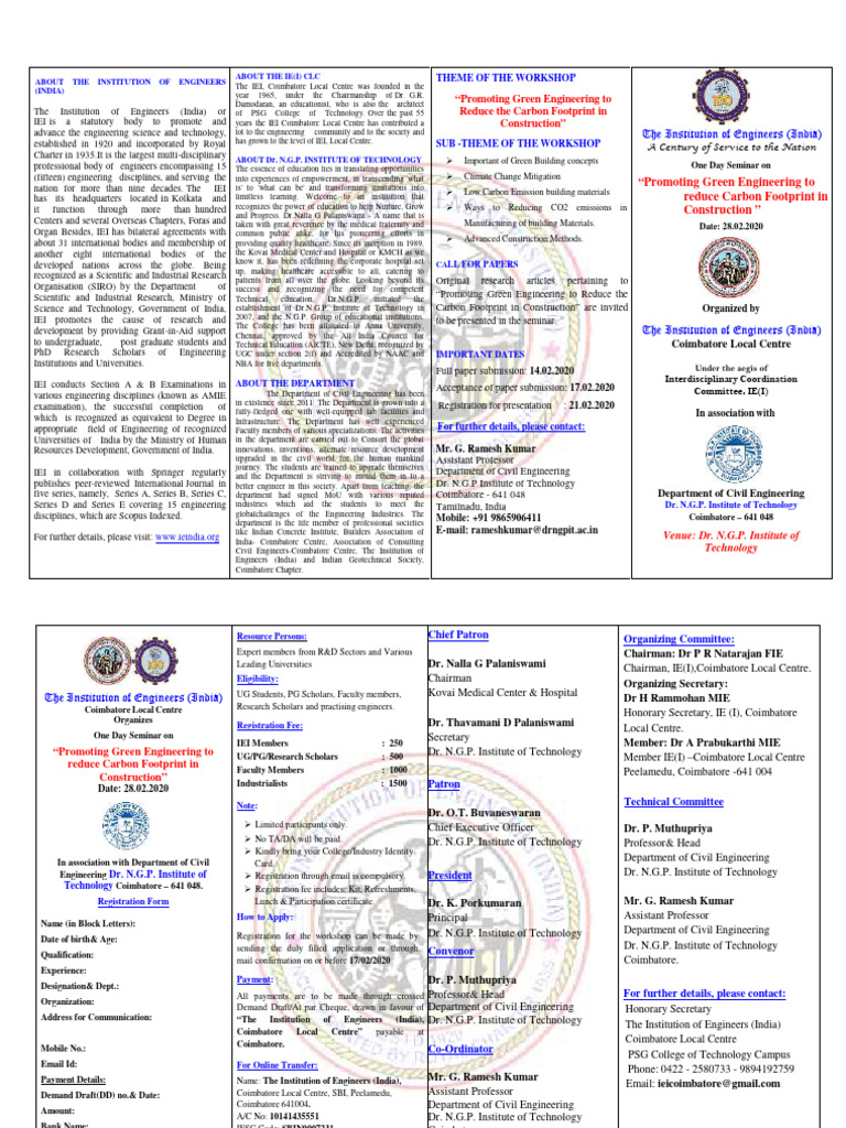 IEI Brochure | Download Free PDF | Engineering