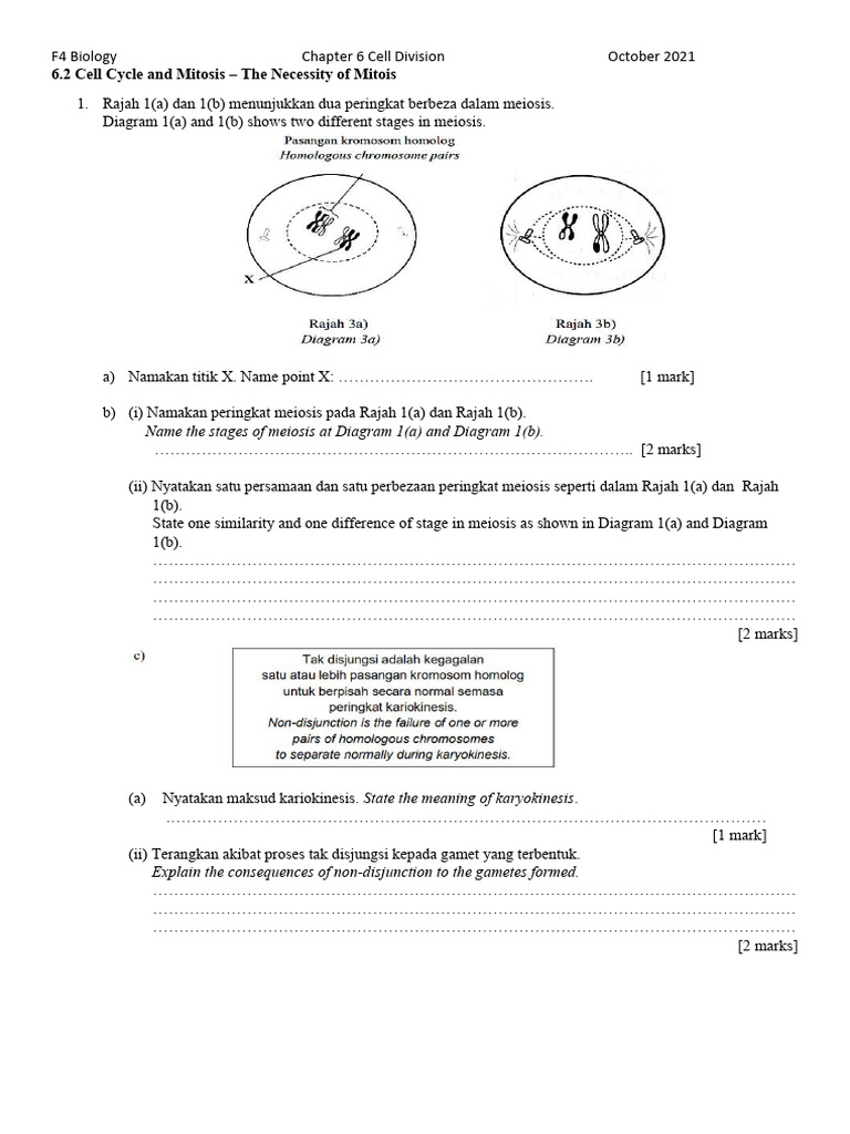 Cell Division & Tissue Culture Technique | PDF