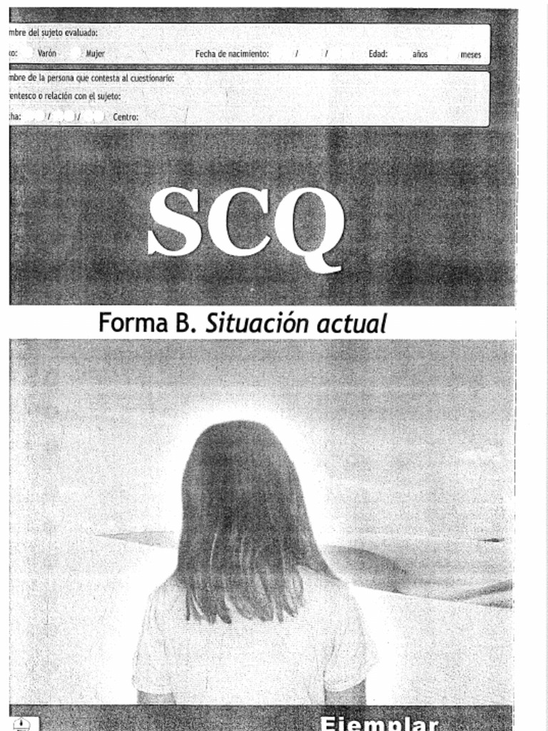 SCQ-Forma B | PDF