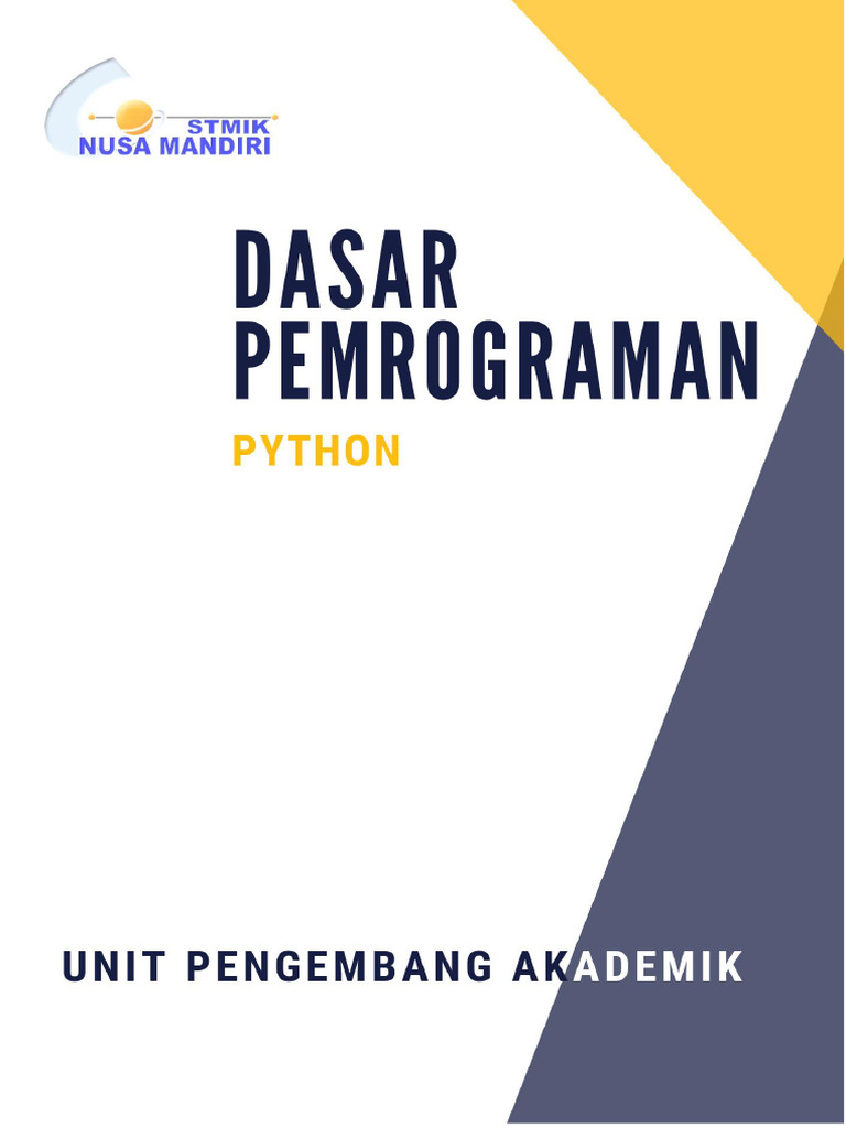 Modul Dasar Pemrograman | PDF