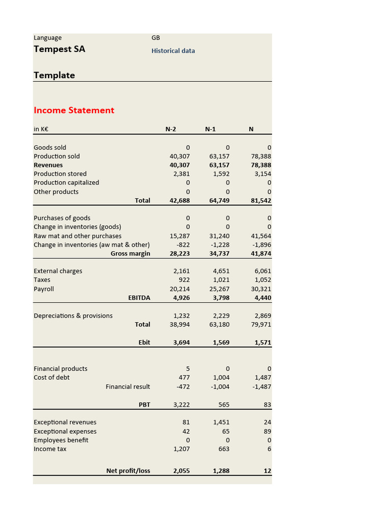 Tempest FA Template FH 2023 | PDF | Equity (Finance) | Financial Services