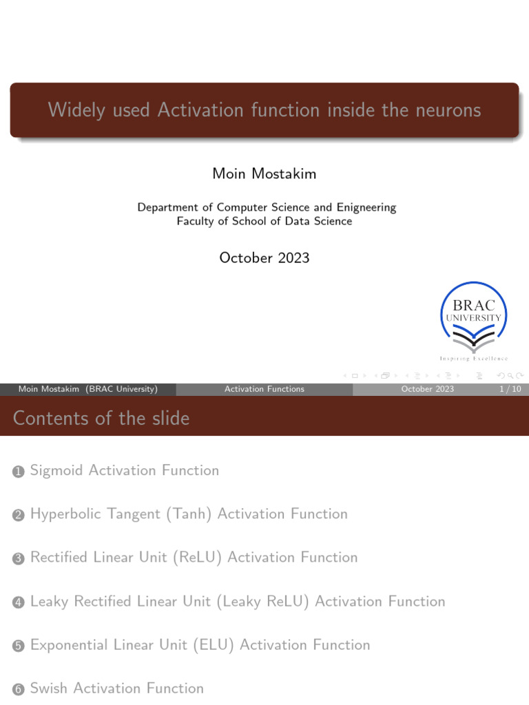 Activation Functions Pdf Systems Theory Algorithms