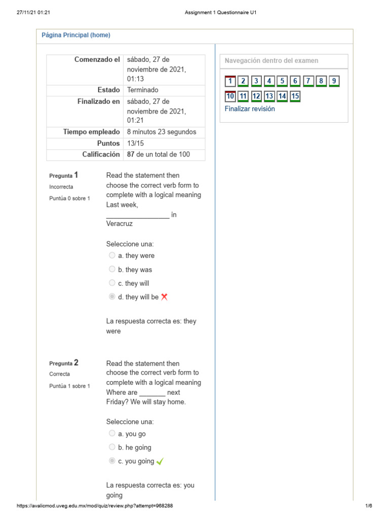 Assignment 1 Questionnaire U1 - Exam | PDF | Semiotics | Linguistic Morphology