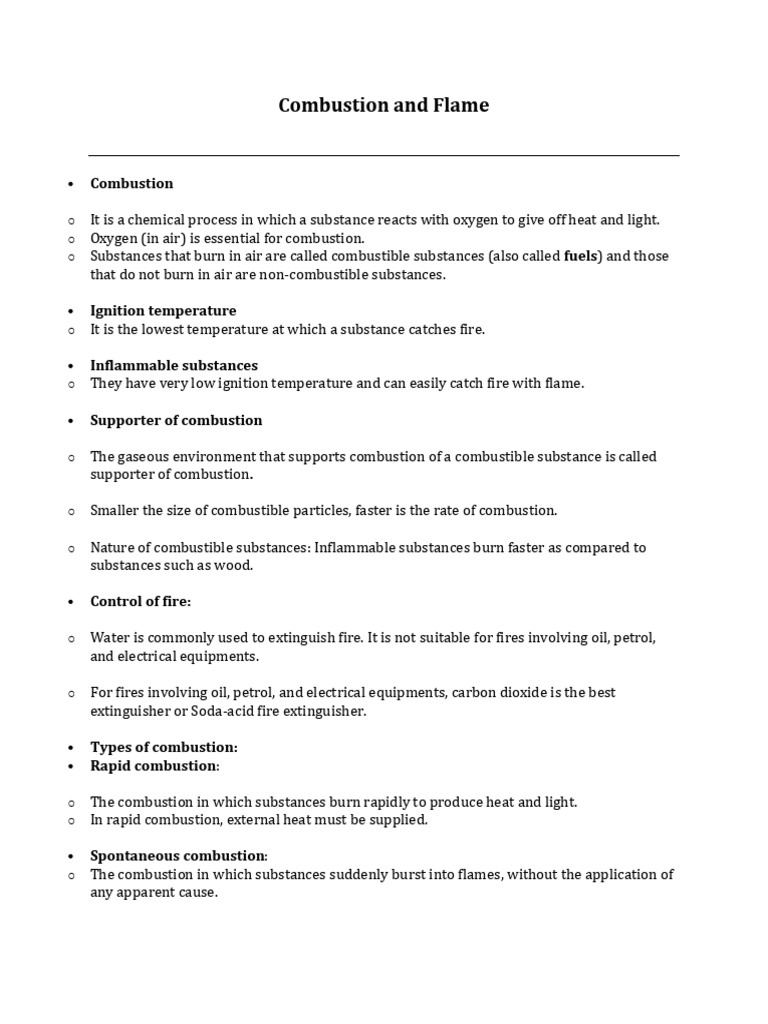 Combustion and Flame | PDF