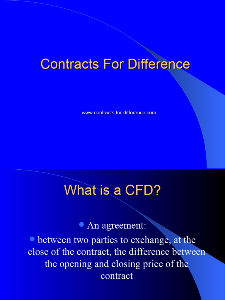 Understanding Contracts For Difference (CFDs) | PDF | Contract For Difference | Private Law