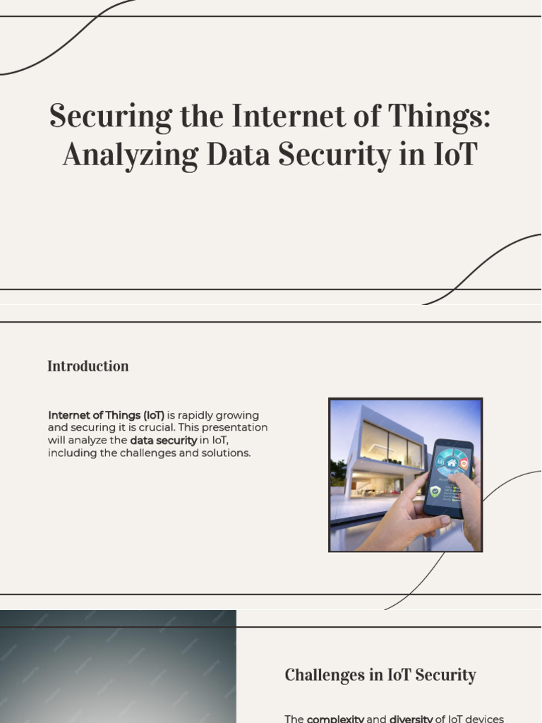 Wepik Securing The Internet of Things Analyzing Data Security in Iot 20231013083937SpR8 | PDF