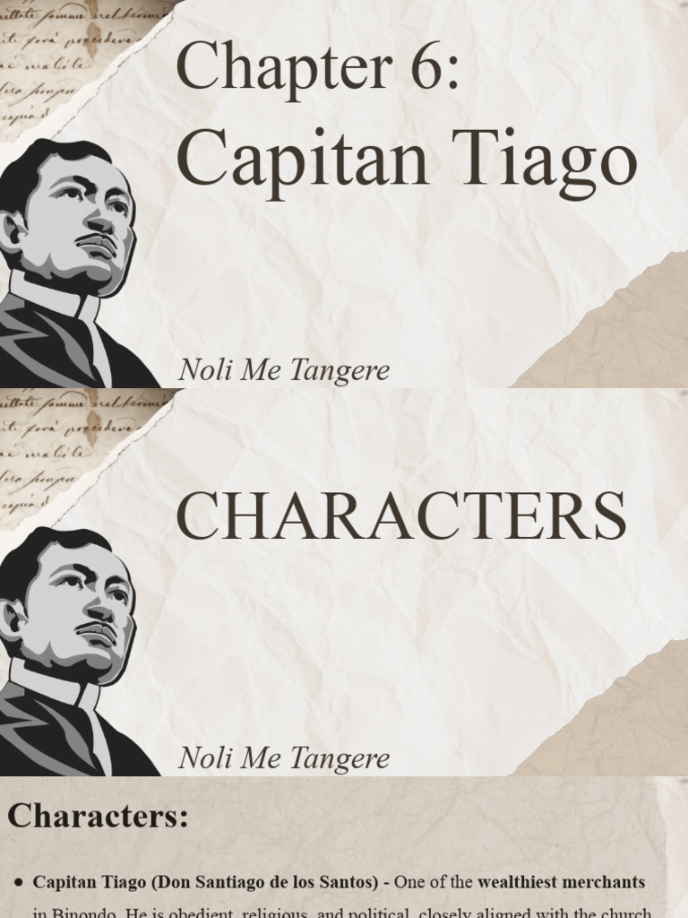 Chapter 6 - Kapitan Tiago | PDF | Novels Based On Actual Events | Philippines