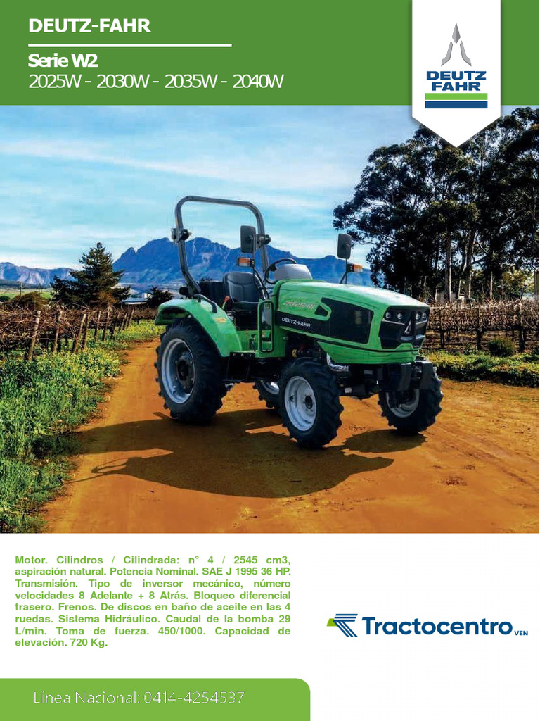 Ficha Tecnica 2035W | PDF | Vehículos terrestres | Vehículos