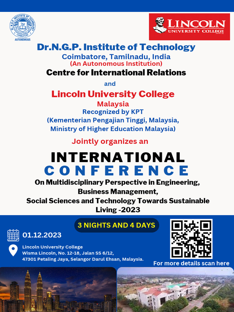 NGPiTECH - International Conference-2 | PDF | Tamil Nadu