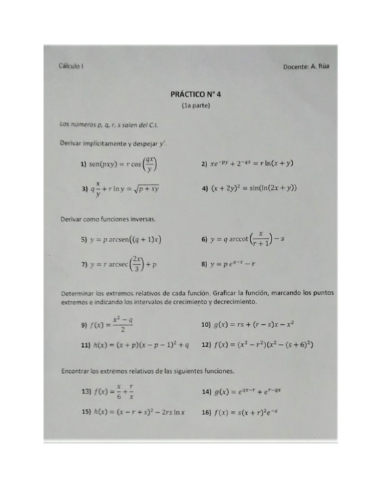 C1-Practico Ndeg 4 (Ingenierias) | PDF