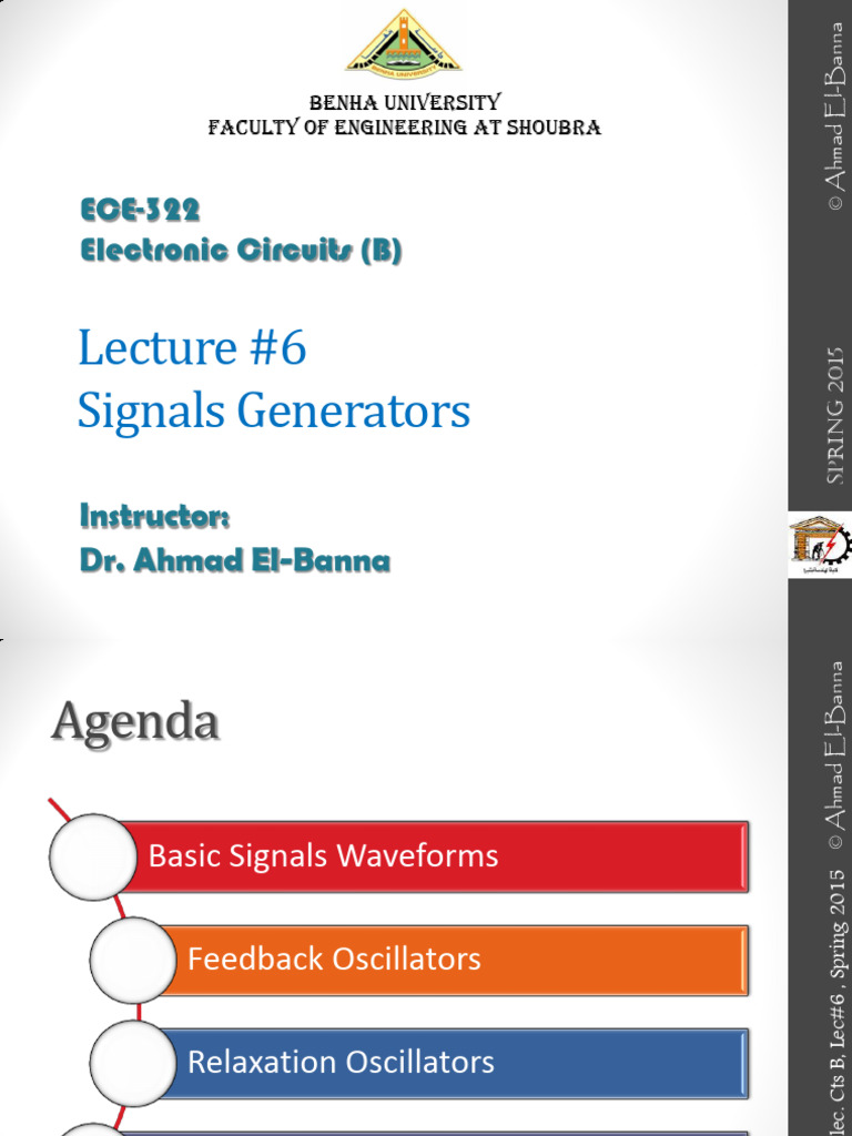 Signals Generators | PDF | Electronic Oscillator | Electrical Circuits