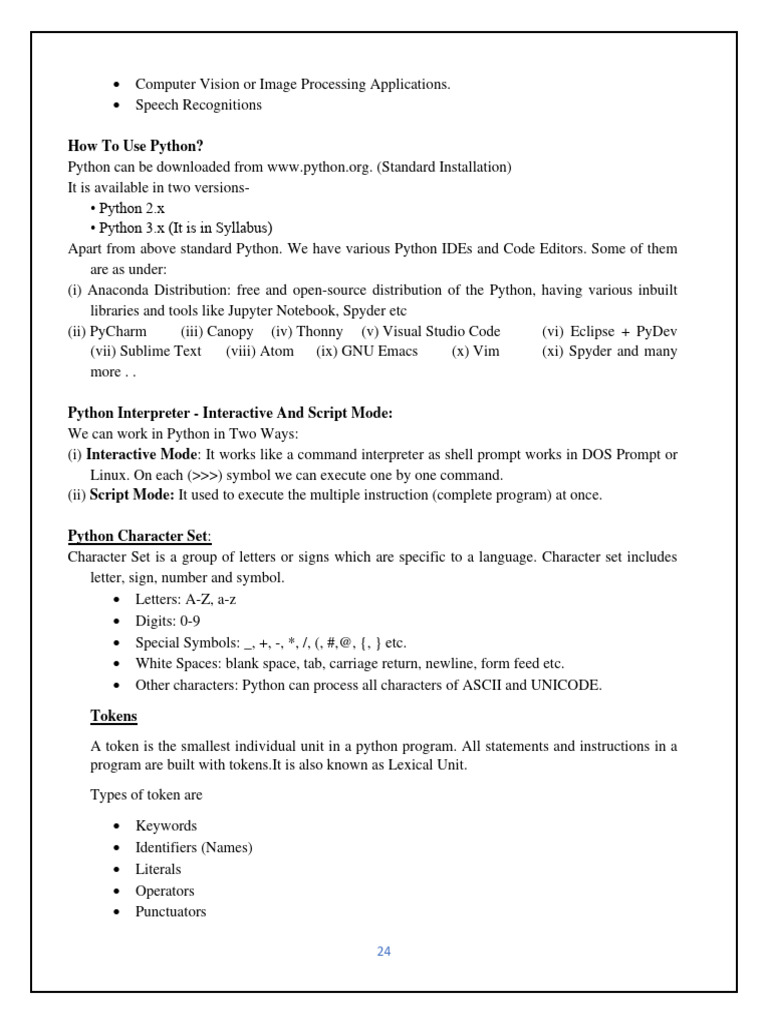 12 Cs 22 23 1 24 24 Pdf Reserved Word Python Programming Language 