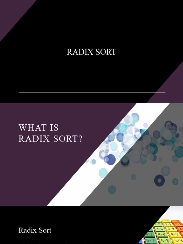 Radix Sort | PDF | Computer Engineering | Arithmetic