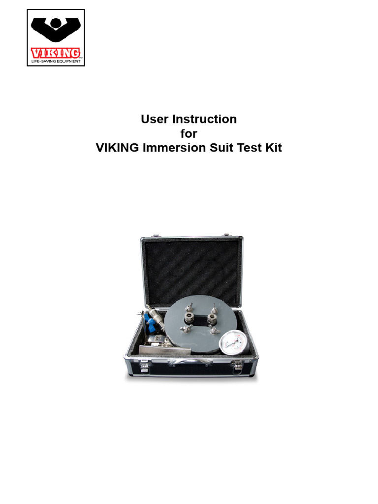 Test Immersion Suit | PDF | Equipment | Mechanical Engineering