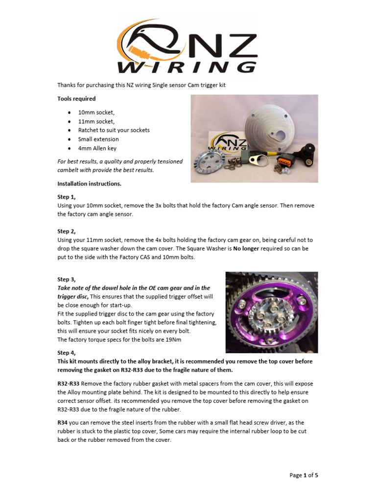 Trigger Kit Haltech v1.1 | PDF | Manufactured Goods | Equipment