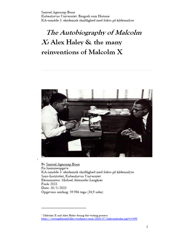 Malcolm X Hand in 4 | Download Free PDF | Malcolm X | Biography