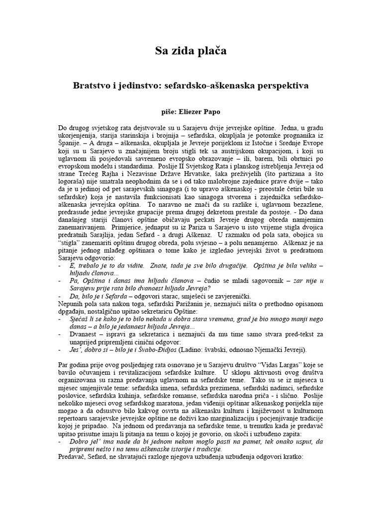 Bih Dani 15 | PDF