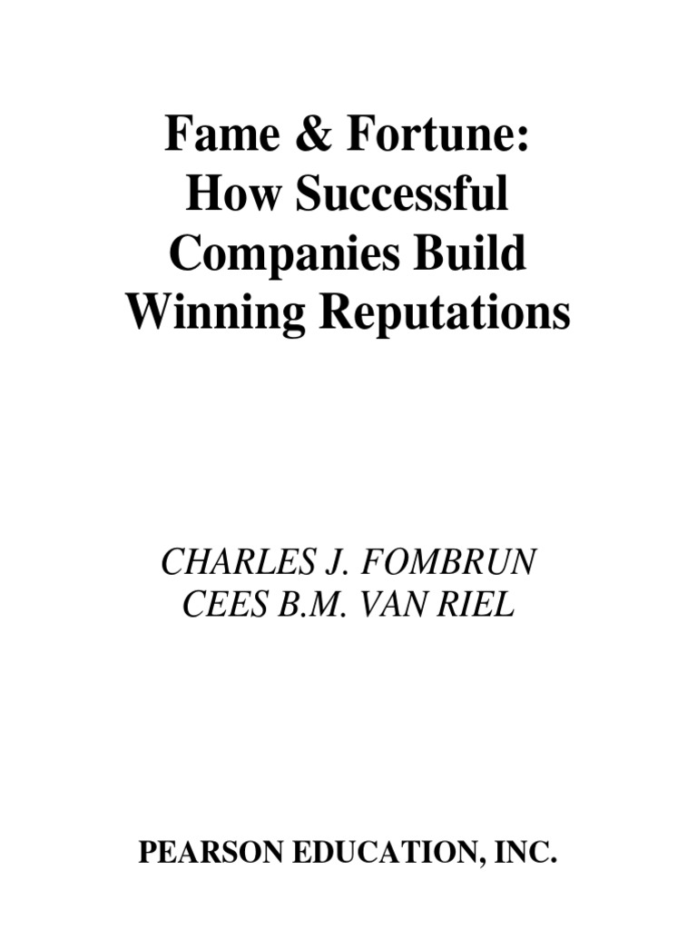 Building Winning Reputations | PDF | U.S. Securities And Exchange ...