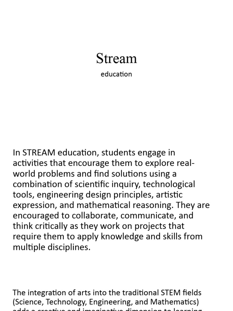Stream: Education | PDF