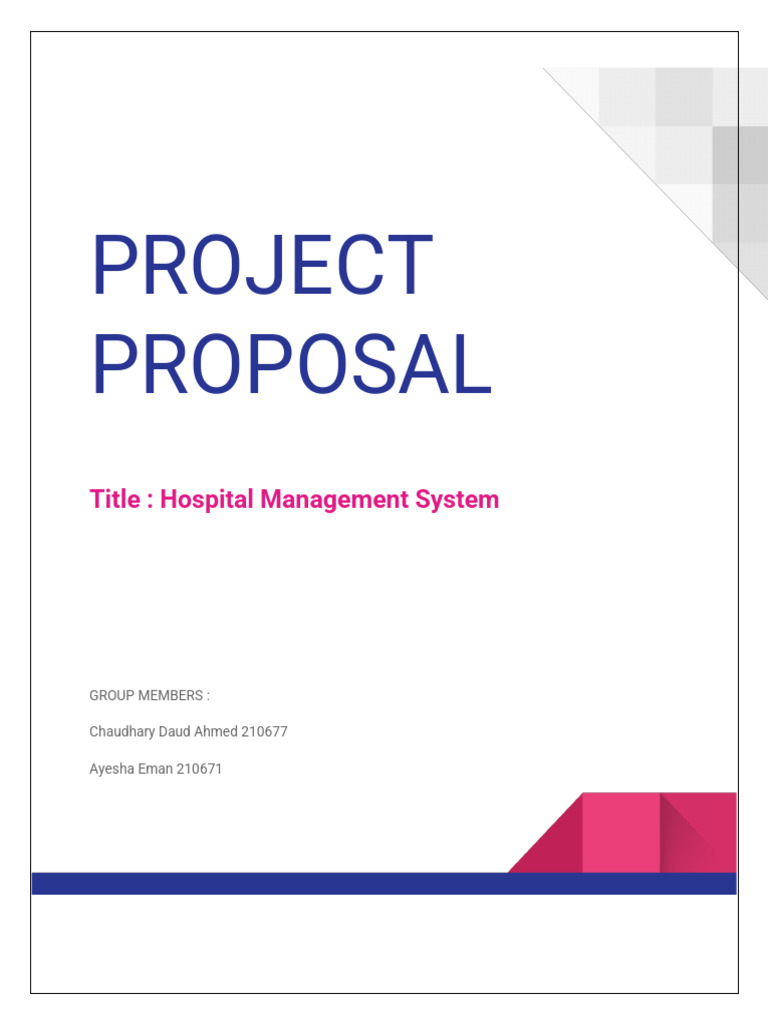Project Proposal | PDF