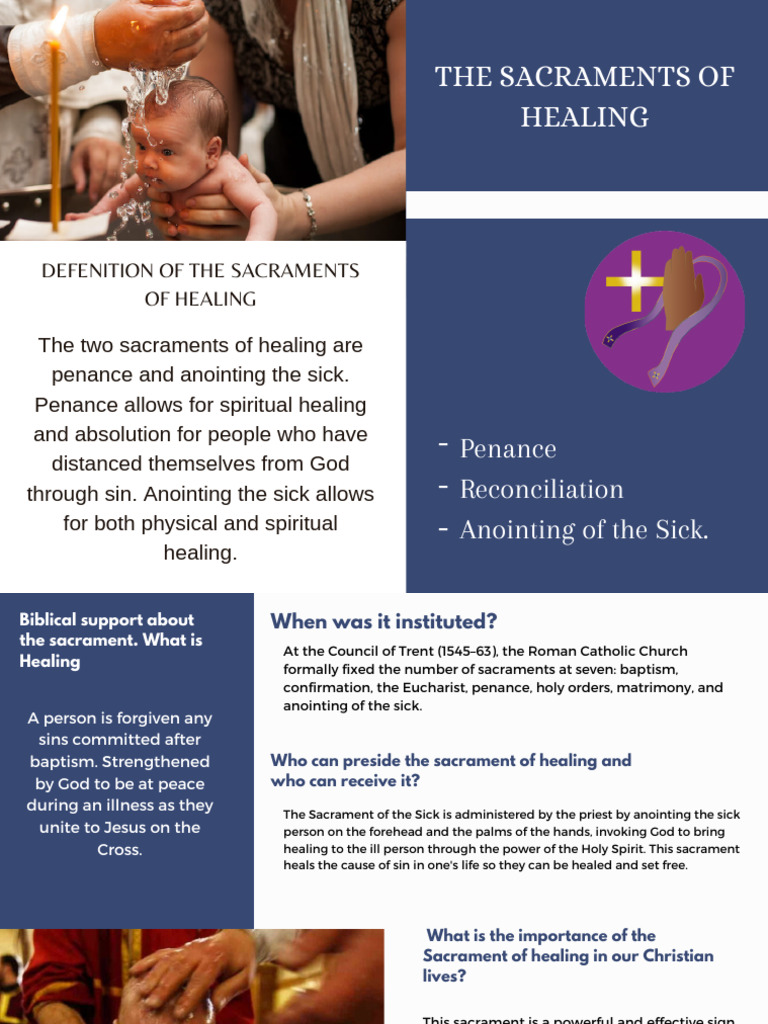 Sacraments of Healing in Christianity | PDF | Religion & Spirituality