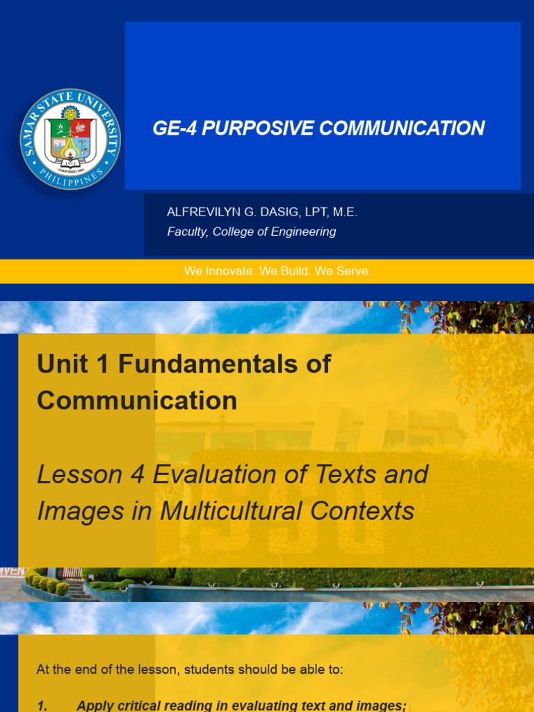 GE 4 Unit 1 Lesson 4 | PDF | Information | Mass Media