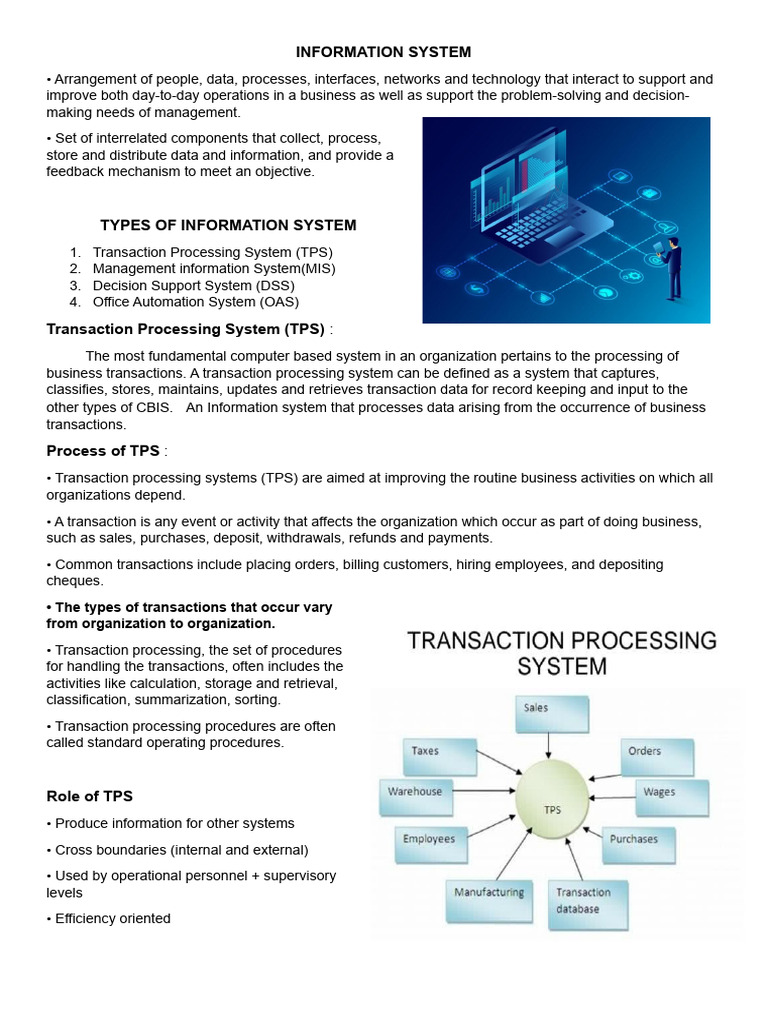 Information System | Download Free PDF | Information | Decision Support ...