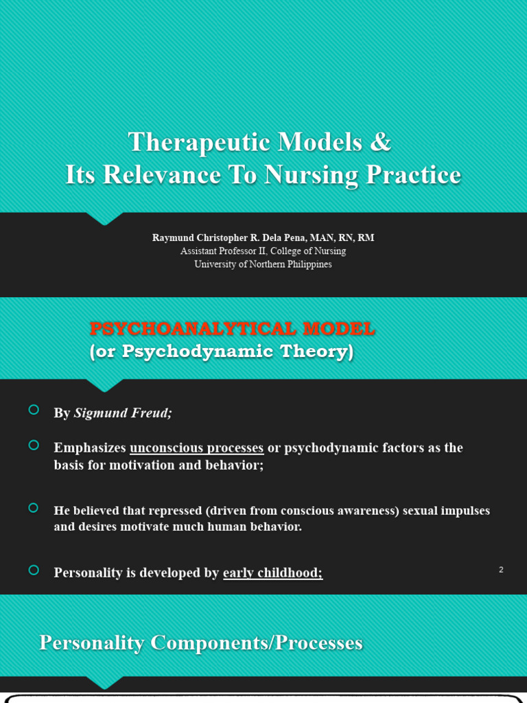 Therapeutic Models | Download Free PDF | Unconscious Mind | Psychology
