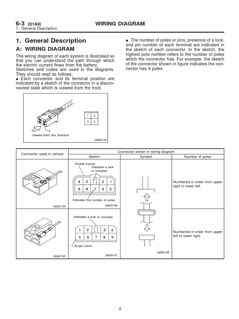 Wiring Diagram Section | Download Free PDF | Electrical Connector ...