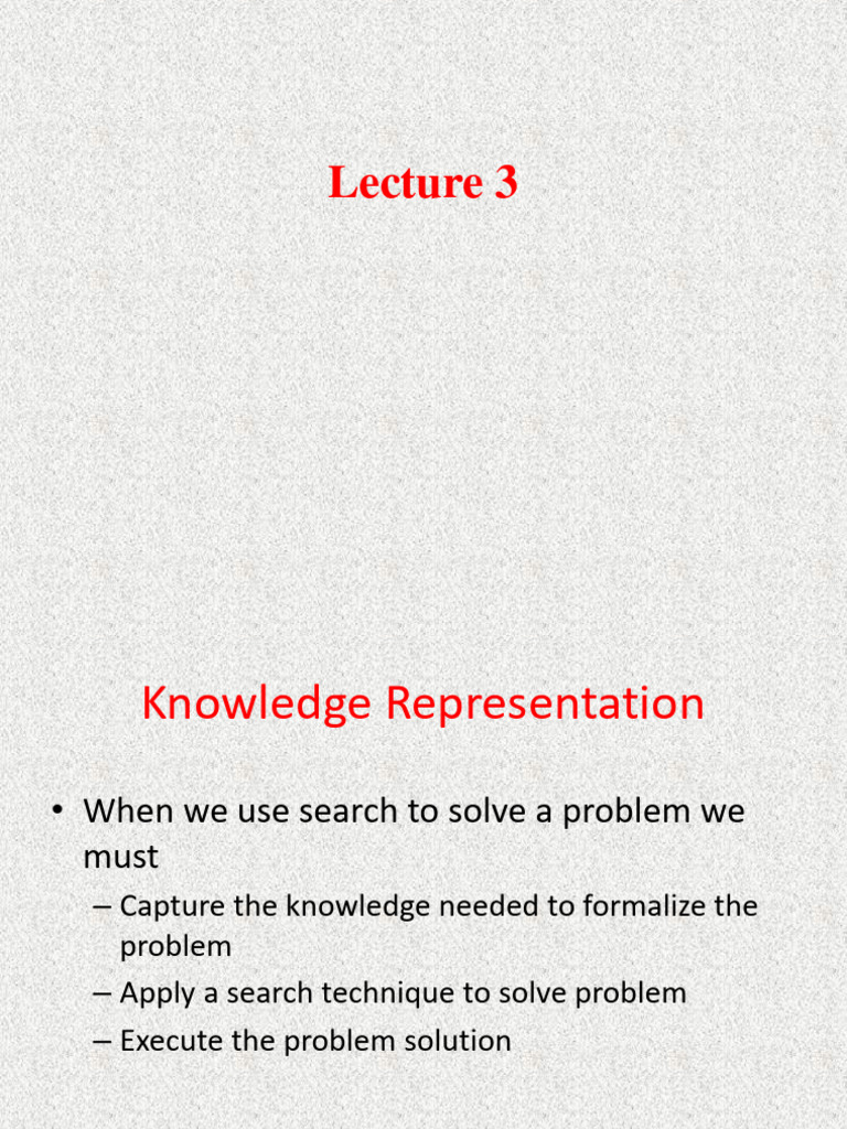 AI Lec3-1 | PDF | Logical Consequence | Knowledge Representation And Reasoning