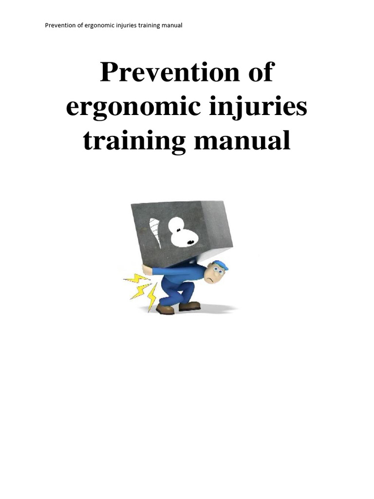 Ergonomic Injury Prevention Manual | PDF | Human Factors And Ergonomics ...