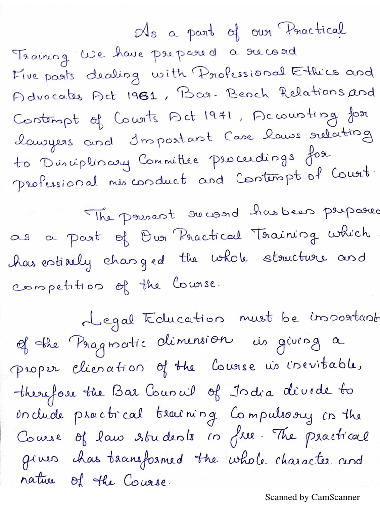 Professional Ethics Record PDF | PDF