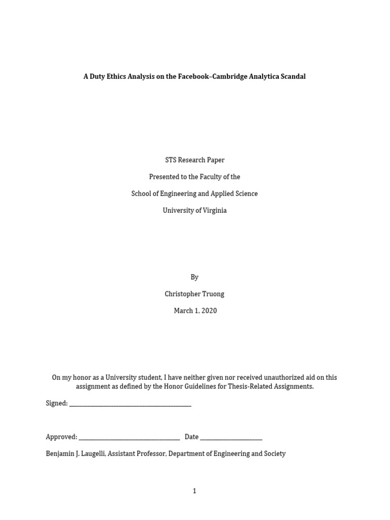 Truong Christopher STS Research Paper | PDF | Human Communication